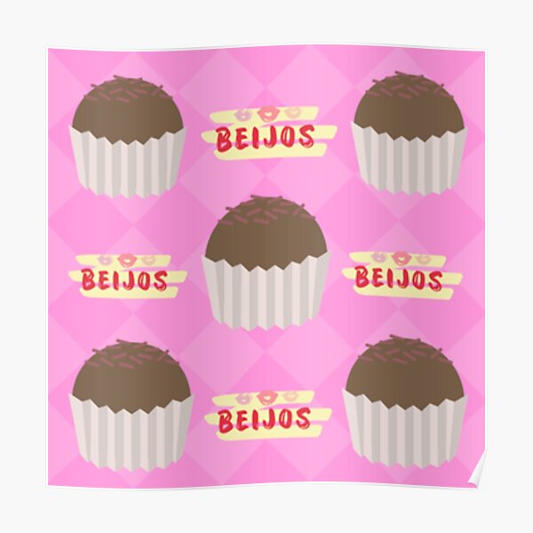 "BRIGADEIRO" Poster for Sale by cakao | Redbubble