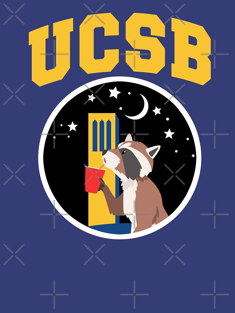 "UCSB Raccoon" T-shirt for Sale by olliefu | Redbubble | ucsb t-shirts ...