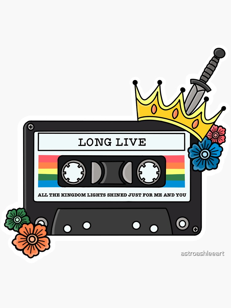 "Long Live" Sticker for Sale by astroashleeart | Redbubble