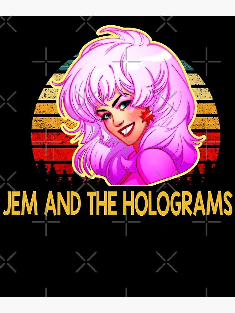 Póster «Jem y el diseño vintage de dibujos animados de hologramas» de ...
