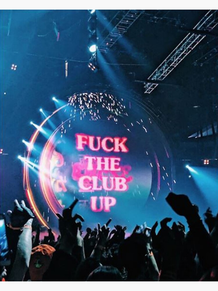 "FCK THE CLUB UP POSTER" Poster for Sale by edithbennett | Redbubble