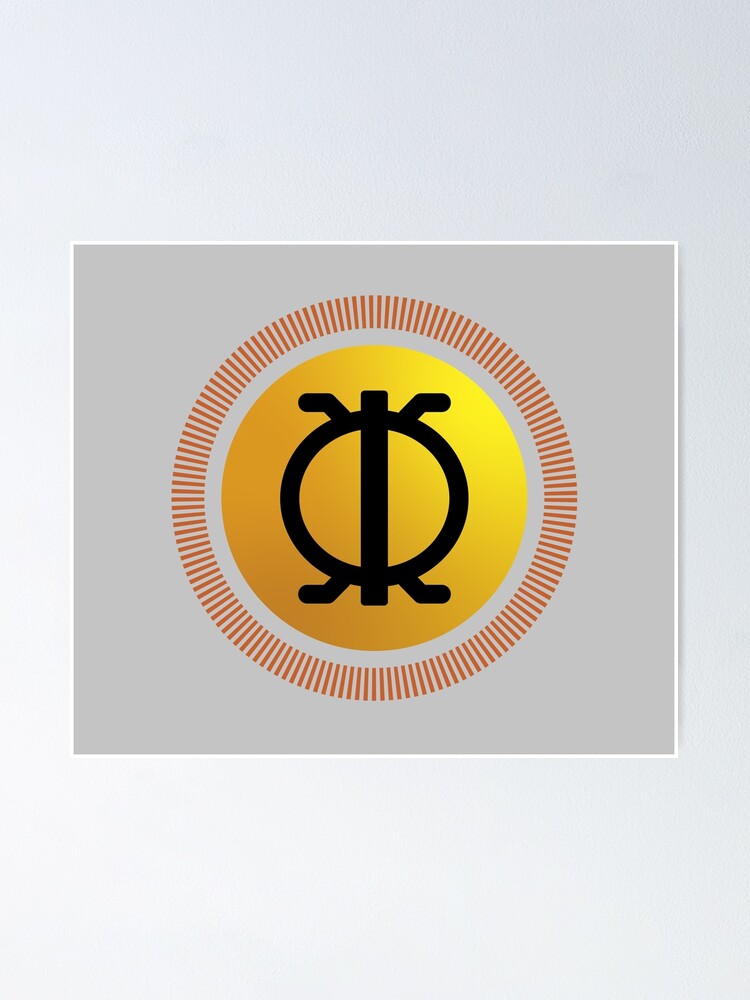 Póster «Símbolo de Wawa Aba African Adinkra» de IkonolexiArt | Redbubble