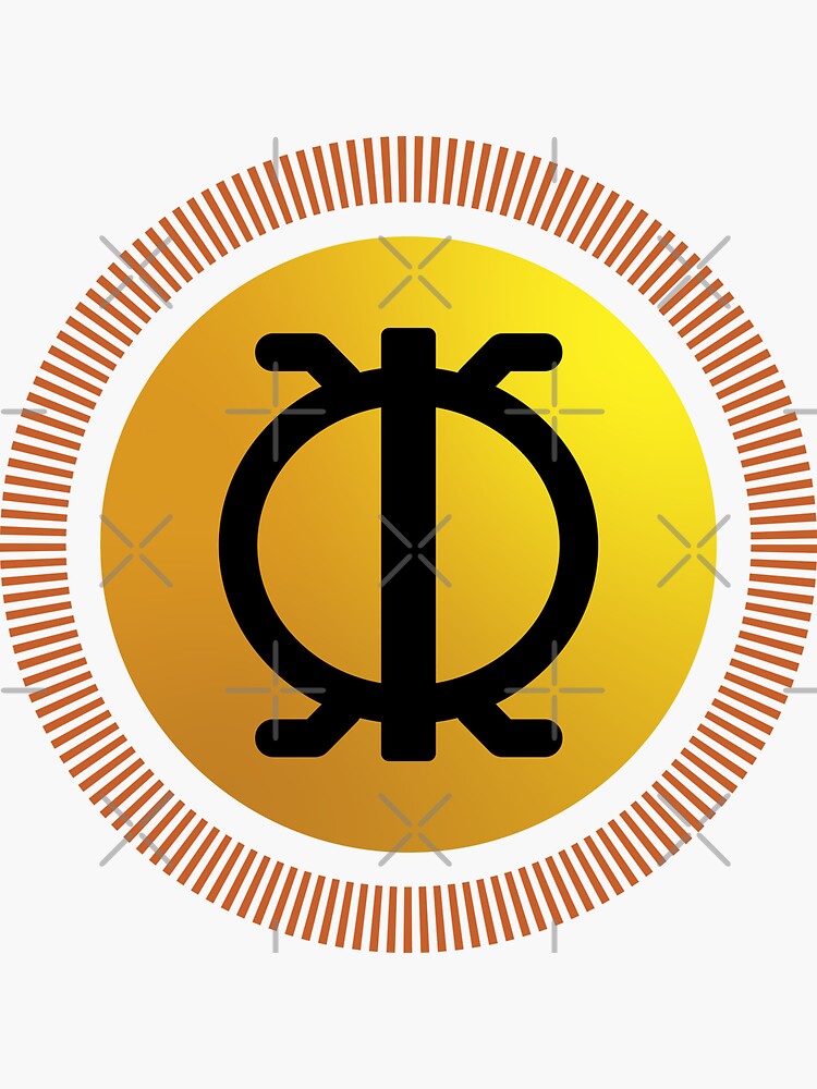 Pegatina «Símbolo de Wawa Aba African Adinkra» de IkonolexiArt | Redbubble