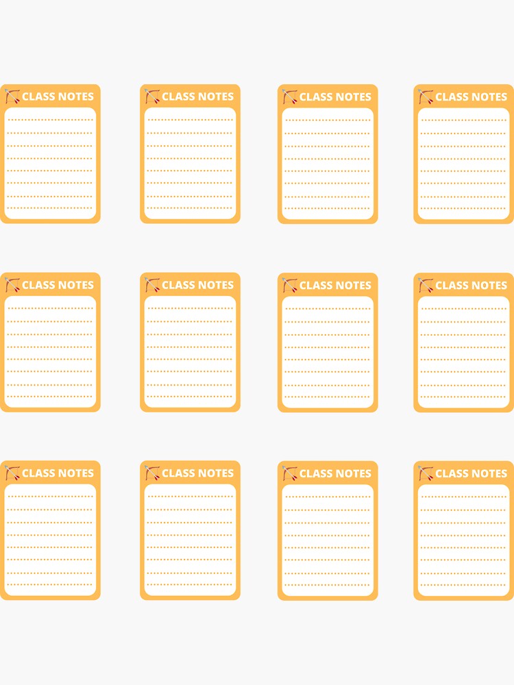 "DnD Session Notes Tracker Sticker Pack" Sticker for Sale by ...