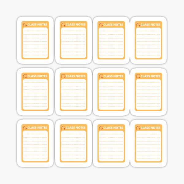 "DnD Session Notes Tracker Sticker Pack" Sticker for Sale by ...