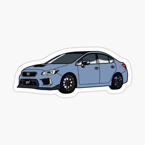 "Cool Gray WRX" Sticker for Sale by nglsdesigns | Redbubble