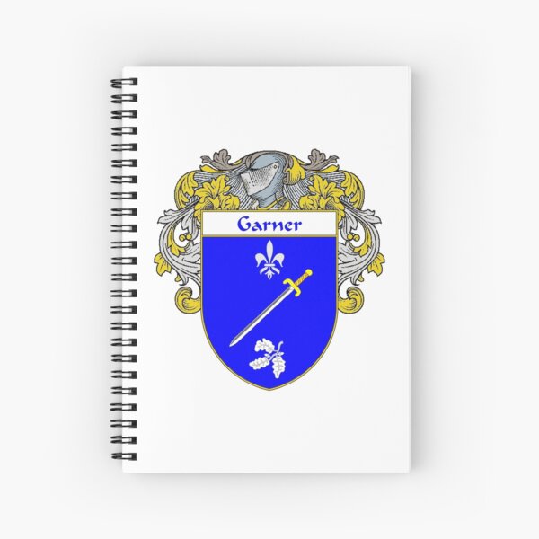 "Garner Coat of Arms/Family Crest" Spiral Notebook for Sale by ...