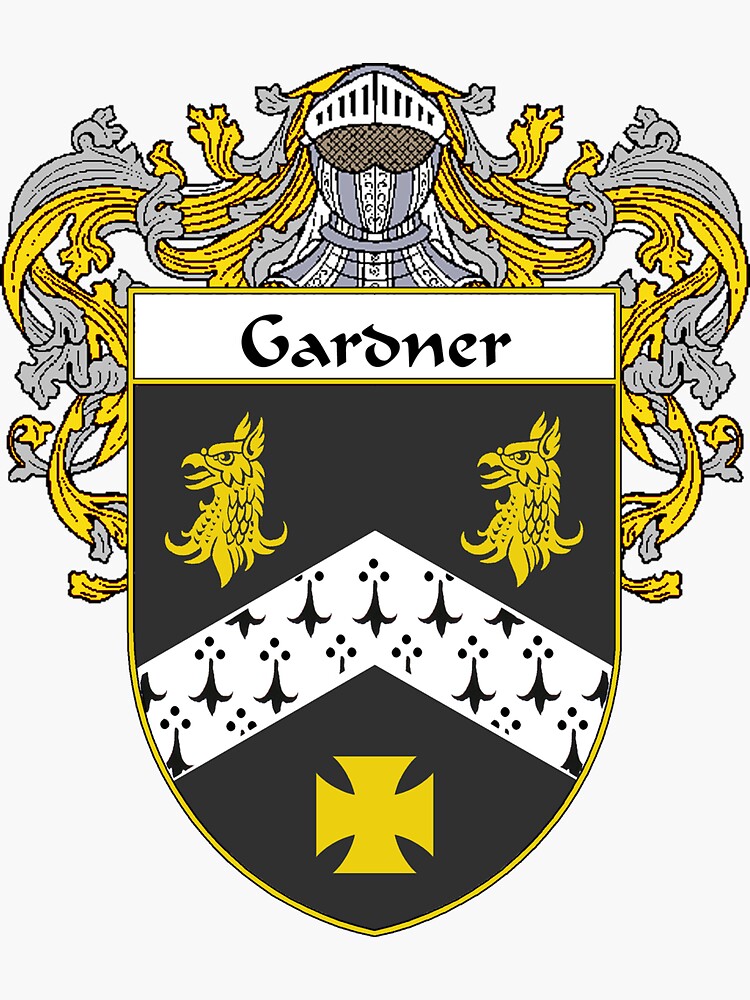 "Gardner Coat of Arms/Family Crest" Sticker by IrishArms | Redbubble