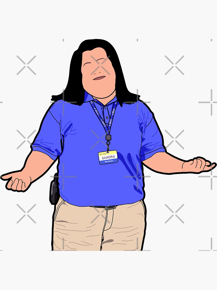 "Superstore - Sandra Kaluiokalani" Sticker for Sale by nglsdesigns ...