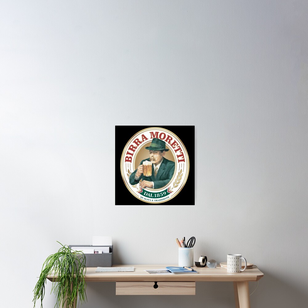 "Classy Birra Moretti Logo" Poster by nomabilo | Redbubble