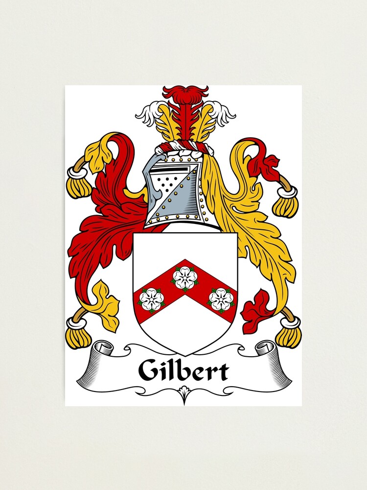 "Gilbert Coat of Arms / Gilbert Family Crest" Photographic Print by ...