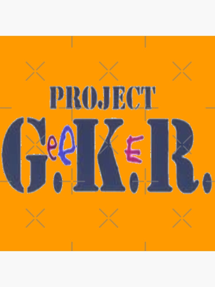 "Project Geeker Logo" Poster for Sale by jakersvelmax | Redbubble