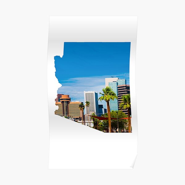 "Arizona State Art" Poster by NileCoyote | Redbubble