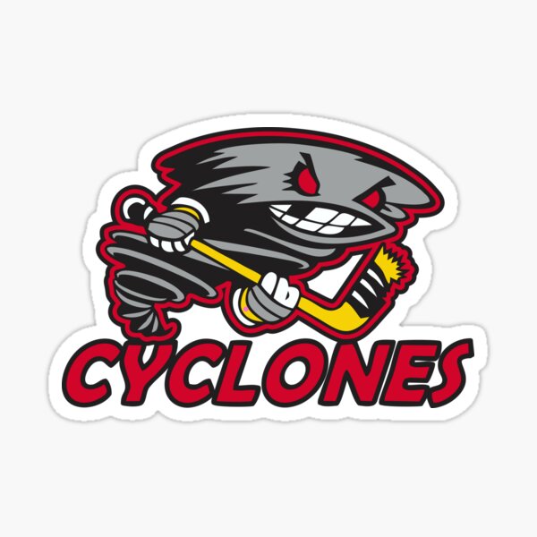 "Cyclones Hockey Logo" Sticker by DavidAyala | Redbubble