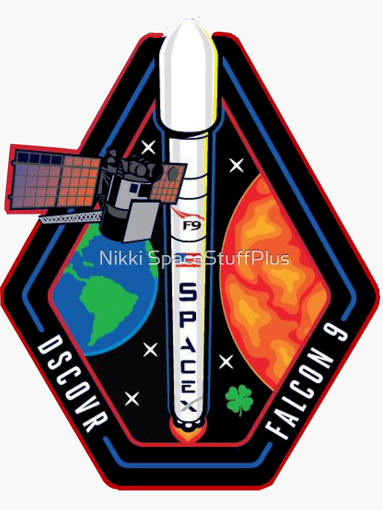 "Deep Space Climate Observatory (DSCOVR) Launch Logo" Sticker for Sale ...