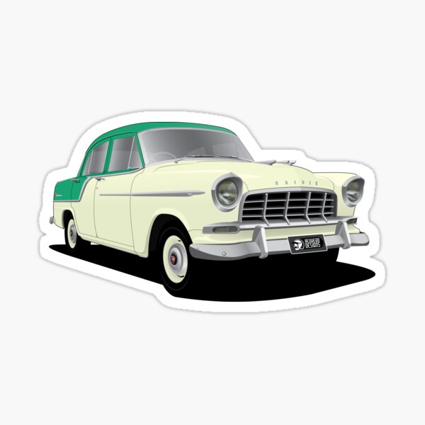 "Holden FC Special Sedan - Olinda Green over Adobe Beige" Sticker for ...