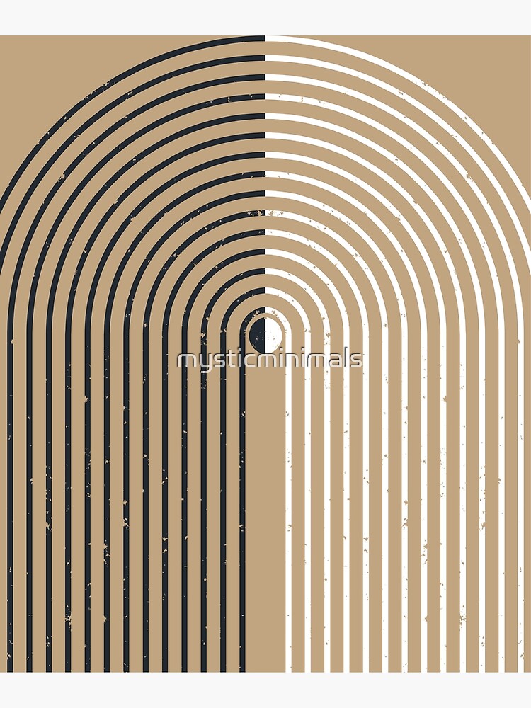 " Mid century modern rainbow" Poster for Sale by mysticminimals | Redbubble