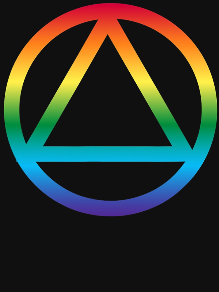 "Clean Sober Lesbian Recovery Aa Na Sobriety Lgbt Gay Pride" T-shirt by ...