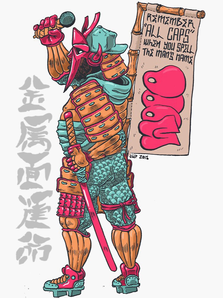 "Daimyo DOOM " Sticker by capheden8147 | Redbubble