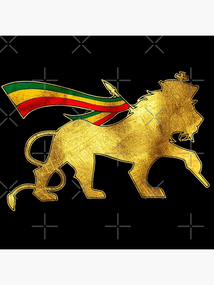 "RASTA LION KING - JAH RASTAFARI" Poster for Sale by THELEMA | Redbubble