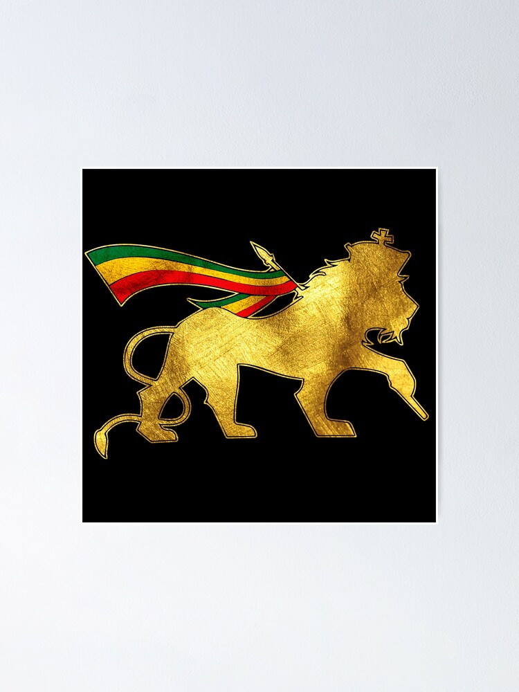 "RASTA LION KING - JAH RASTAFARI" Poster for Sale by THELEMA | Redbubble