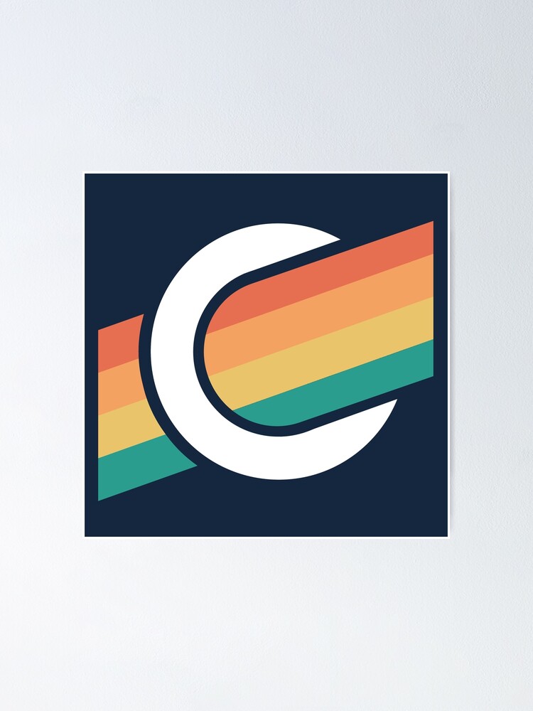 "Retro Rainbow Logo" Poster by davidmm99 | Redbubble