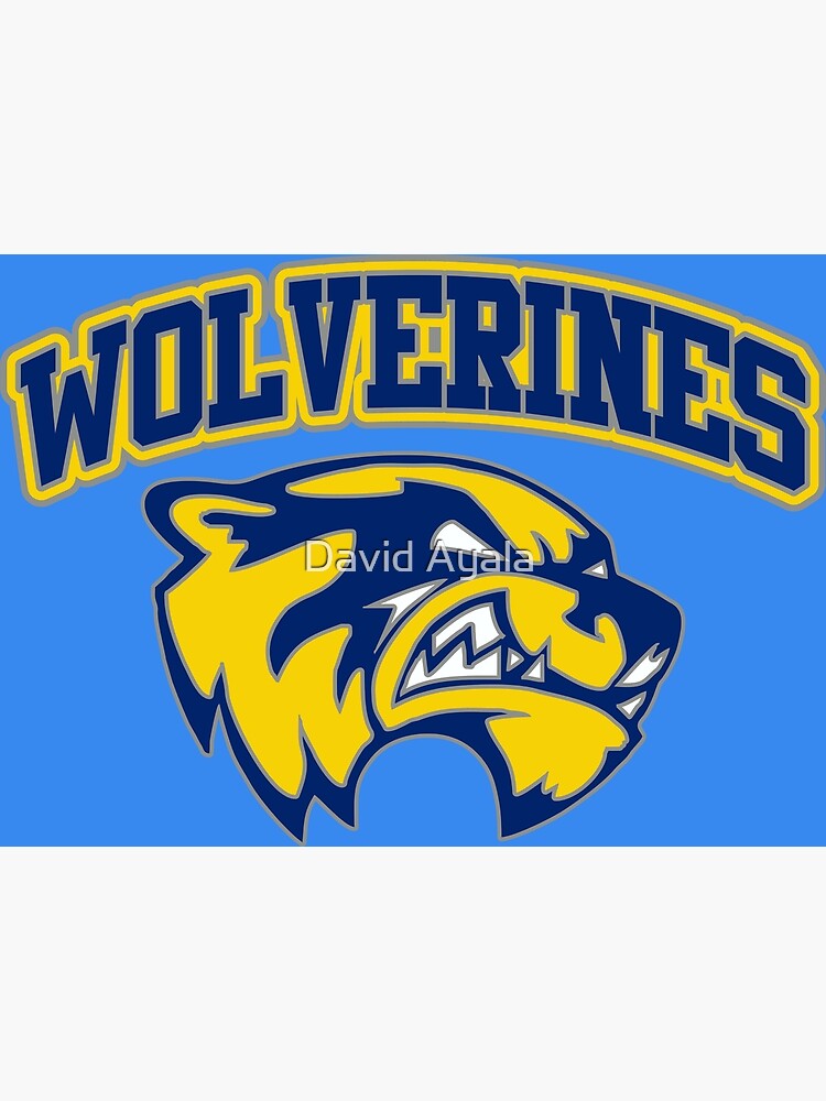 "Wolverines Sports Logo" Poster for Sale by David Ayala | Redbubble