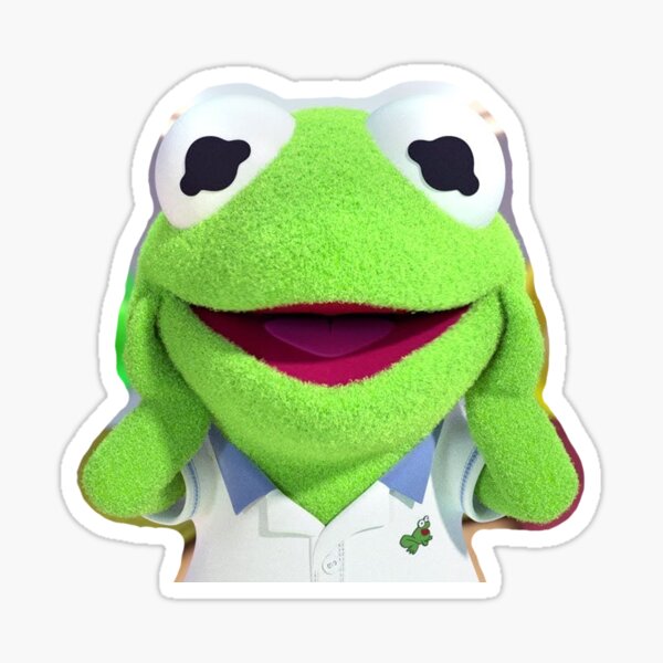 "Cute baby frog puppet" Sticker for Sale by grassykun | Redbubble