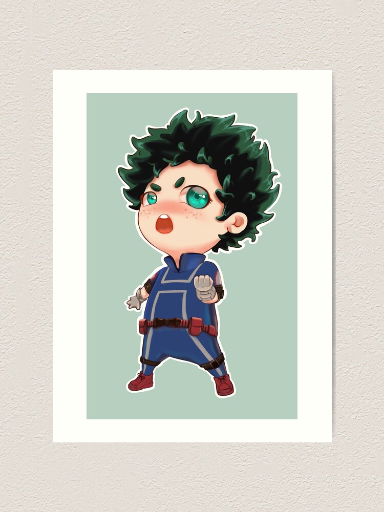 "Mini Deku (Izuku Midoriya) A-001" Art Print for Sale by arthemark ...