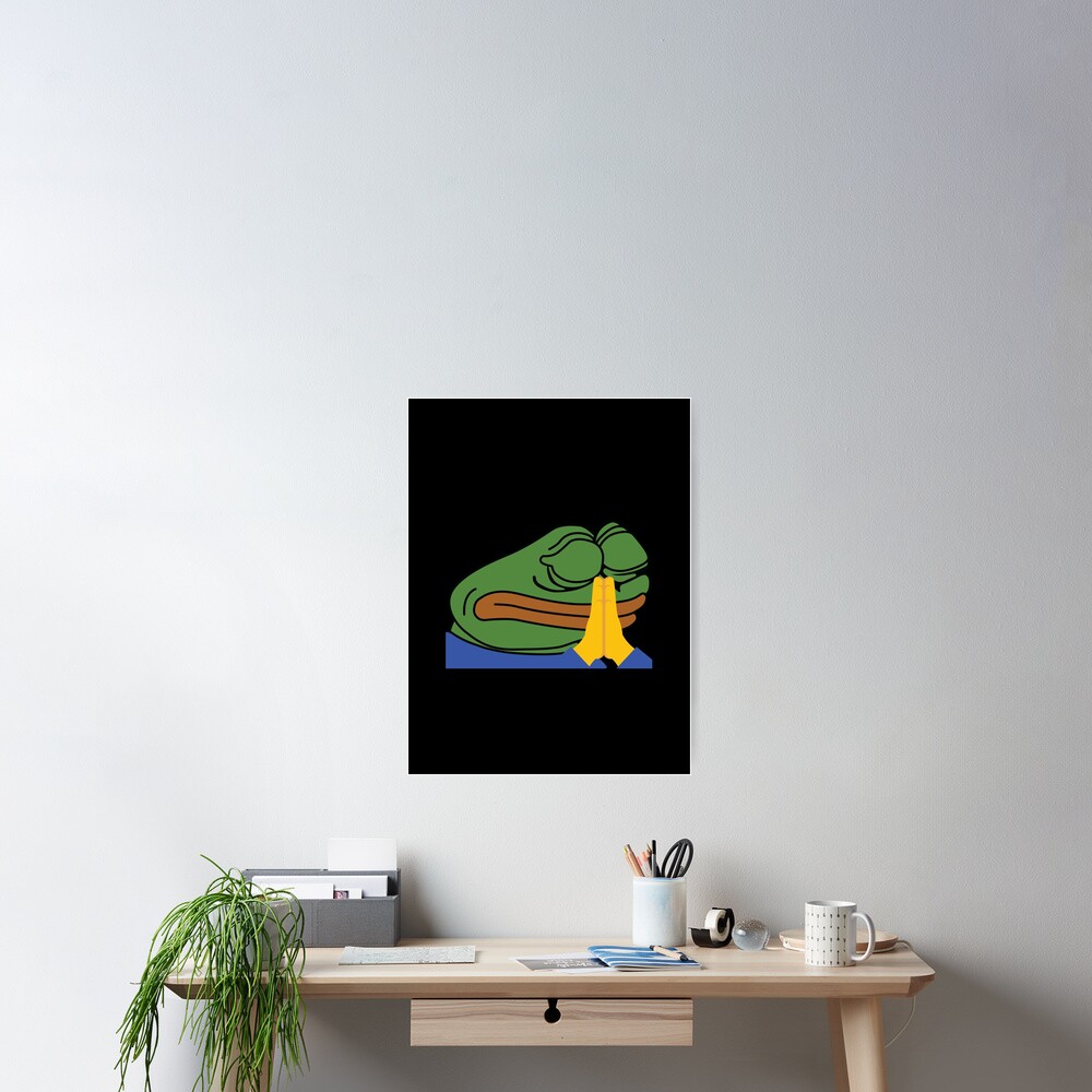 "Prayge Emote High Quality" Poster for Sale by SimplyNewDesign | Redbubble