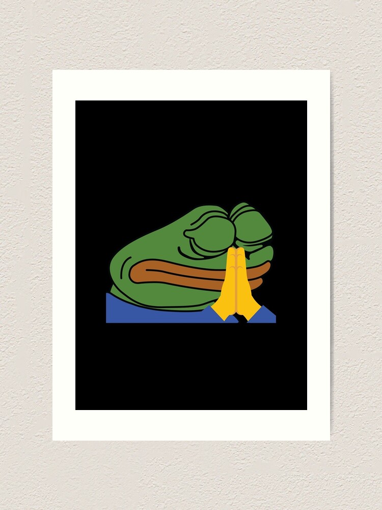 "Prayge Emote High Quality" Art Print for Sale by SimplyNewDesign ...