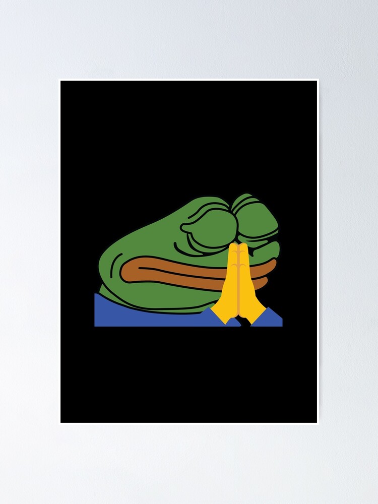 "Prayge Emote High Quality" Poster for Sale by SimplyNewDesign | Redbubble