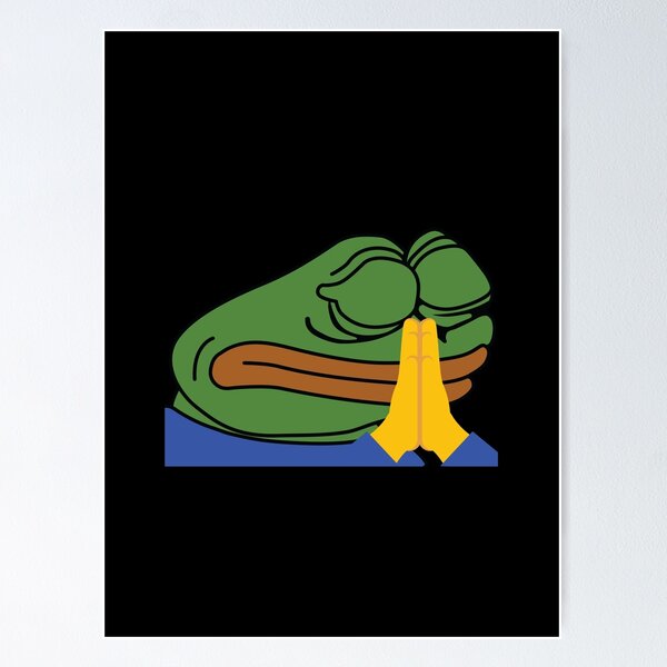 "Prayge Emote High Quality" Poster for Sale by SimplyNewDesign | Redbubble