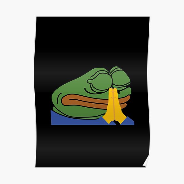 "Prayge Emote High Quality" Poster for Sale by SimplyNewDesign | Redbubble