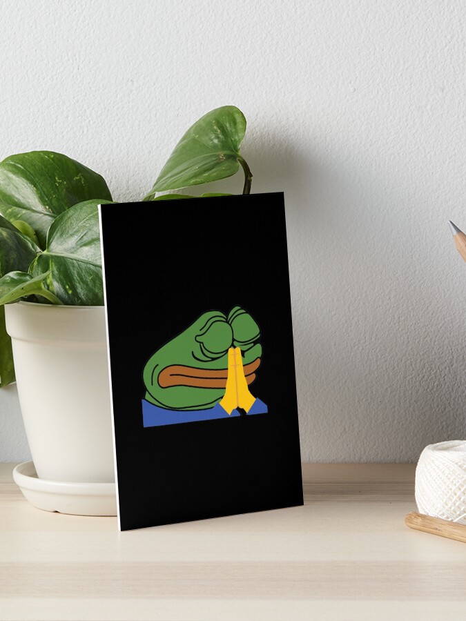 "Prayge Emote High Quality" Art Board Print for Sale by SimplyNewDesign ...