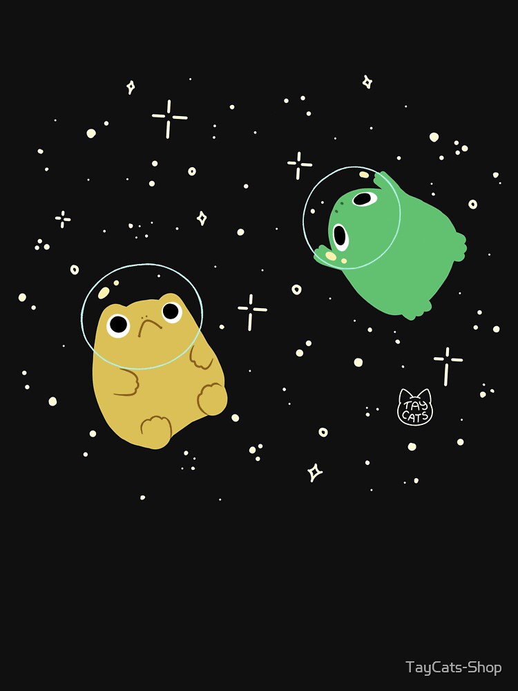 "Space Frogs" T-shirt for Sale by TayCats-Shop | Redbubble | frog t ...