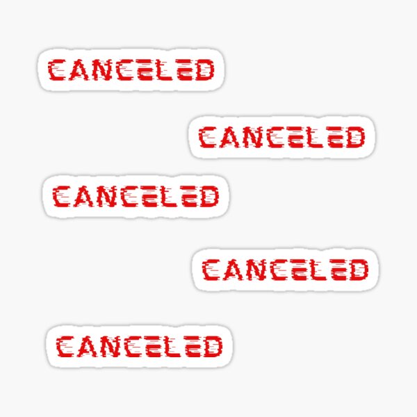 "Stickers pack Stop Canceled" Sticker by Kataclysma | Redbubble
