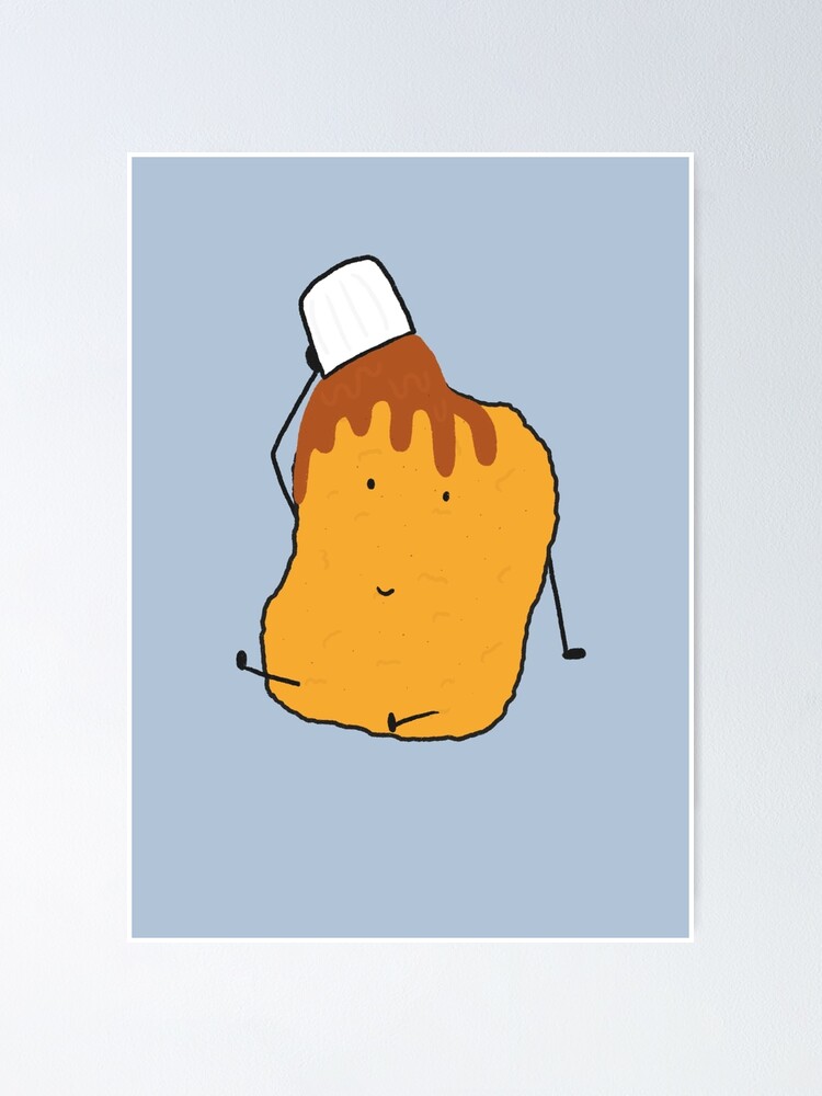 "Kawaii Cute Chicken Nugget" Poster for Sale by Marinaaa010 | Redbubble