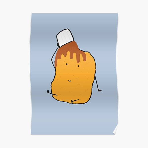 "Kawaii Cute Chicken Nugget" Poster for Sale by Marinaaa010 | Redbubble