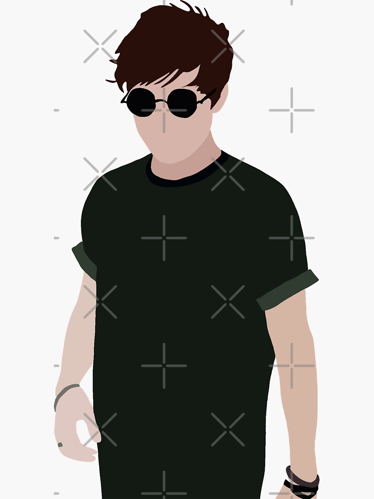 "Sam Golbach " Sticker for Sale by mariaadesigns | Redbubble