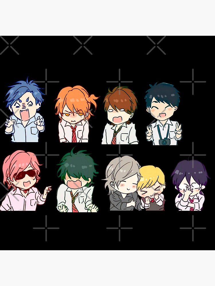 "Funny yarichin b club chibi sticker pack" Poster for Sale by ANIME-T-shirts | Redbubble