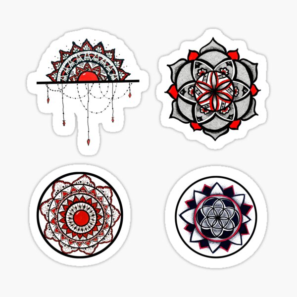 "Mandala Art - Pattern Packs " Sticker for Sale by RomeoSketches ...