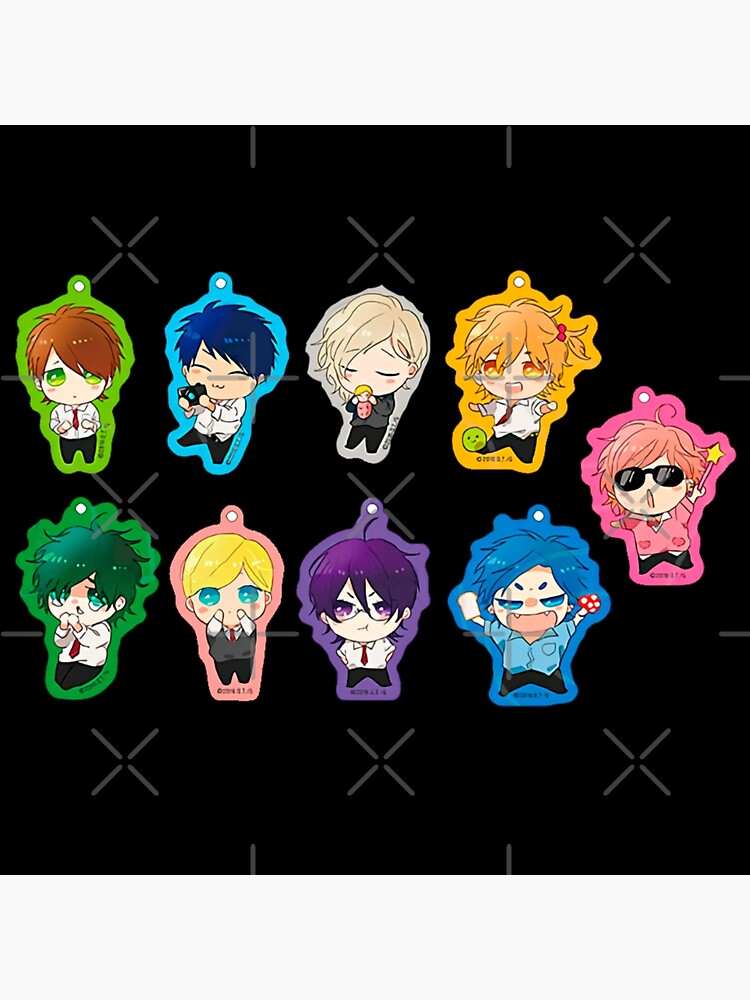 Funny Yarichin B Club Chibi Sticker Pack Photographic Print By Anime T Shirts Redbubble