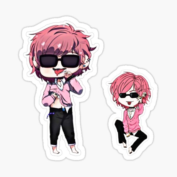 "Funny yarichin b club chibi sticker" Sticker for Sale by Magic-Offers | Redbubble
