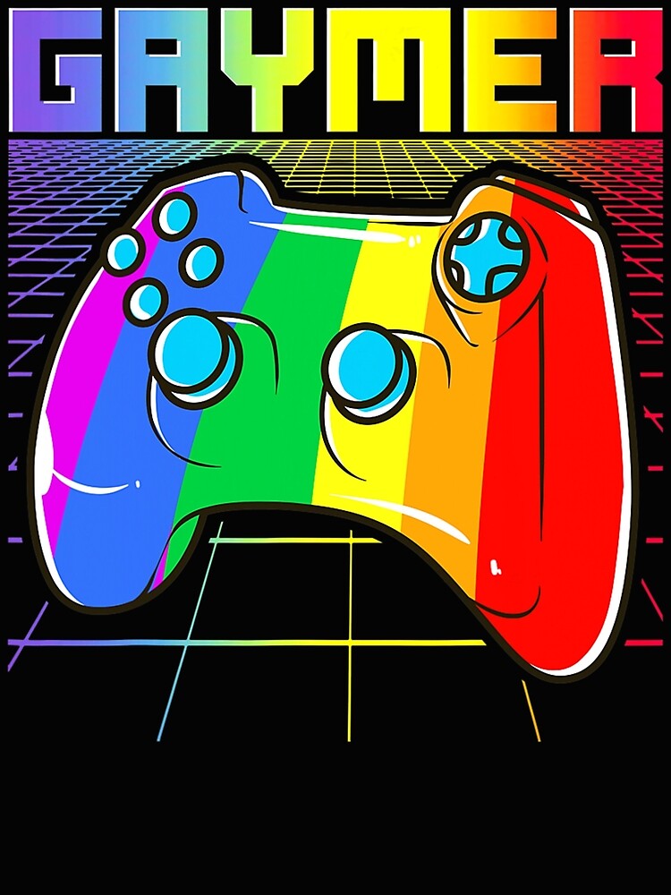 "Gaymer Gamer Gay Pride Month Lgbt Rainbow" Photographic Print for Sale ...