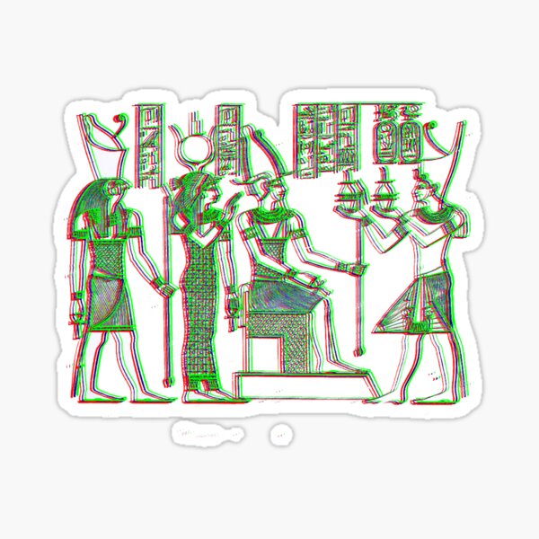 "Egyptian Gods" Sticker by indusdreaming | Redbubble
