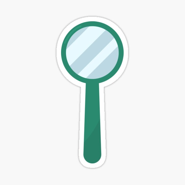 "Magnifier" Sticker by YuliaLark | Redbubble