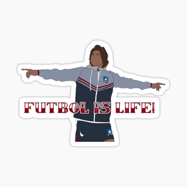 "Dani Rojas - Futbol is life!" Sticker for Sale by Wenby-Weaselbee ...