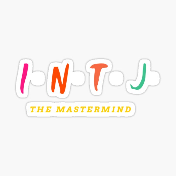 "INTJ The Mastermind Design" Sticker for Sale by mymerchfactory | Redbubble