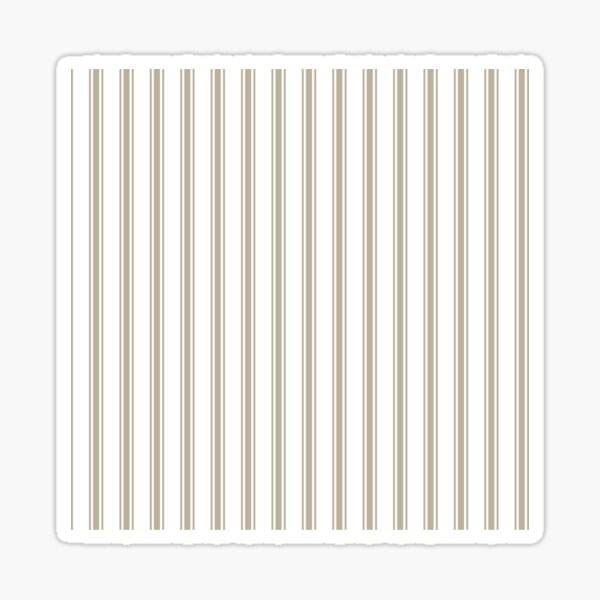 "Ticking Neutral and Blue Stripes" Sticker by koovox | Redbubble